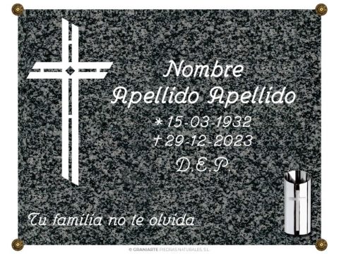 Lápidas para nicho: catálogo - GRANIARTE