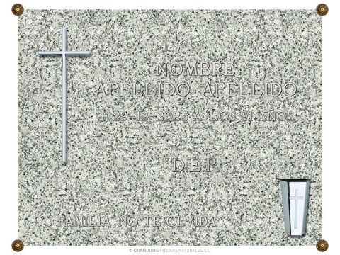 Lápidas para nicho: catálogo - GRANIARTE